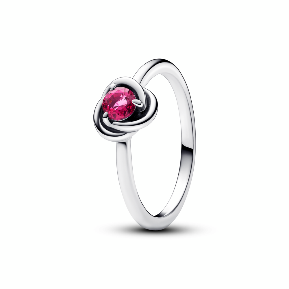 October Birthstone Eternity Circle Ring
