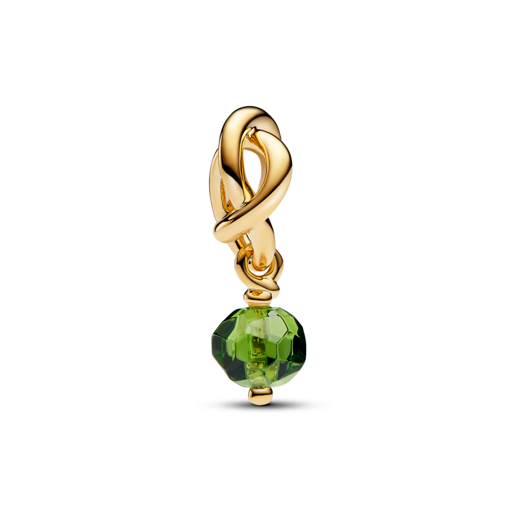 August Birthstone Eternity Circle Dangle Charm – Pandora Jordan