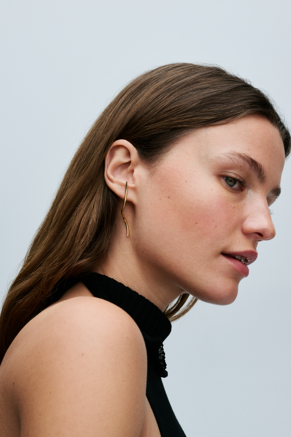 Organically Shaped Wire Stud Earrings – Pandora Jordan