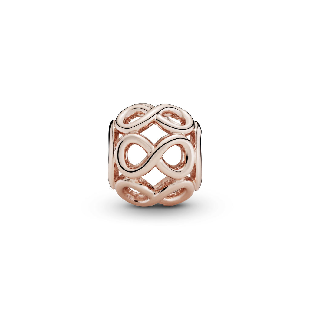 PANDORA Rose infinity charm – Pandora Jordan
