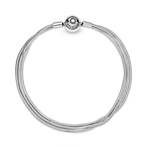 Pandora Moments Multi Snake Chain Bracelet