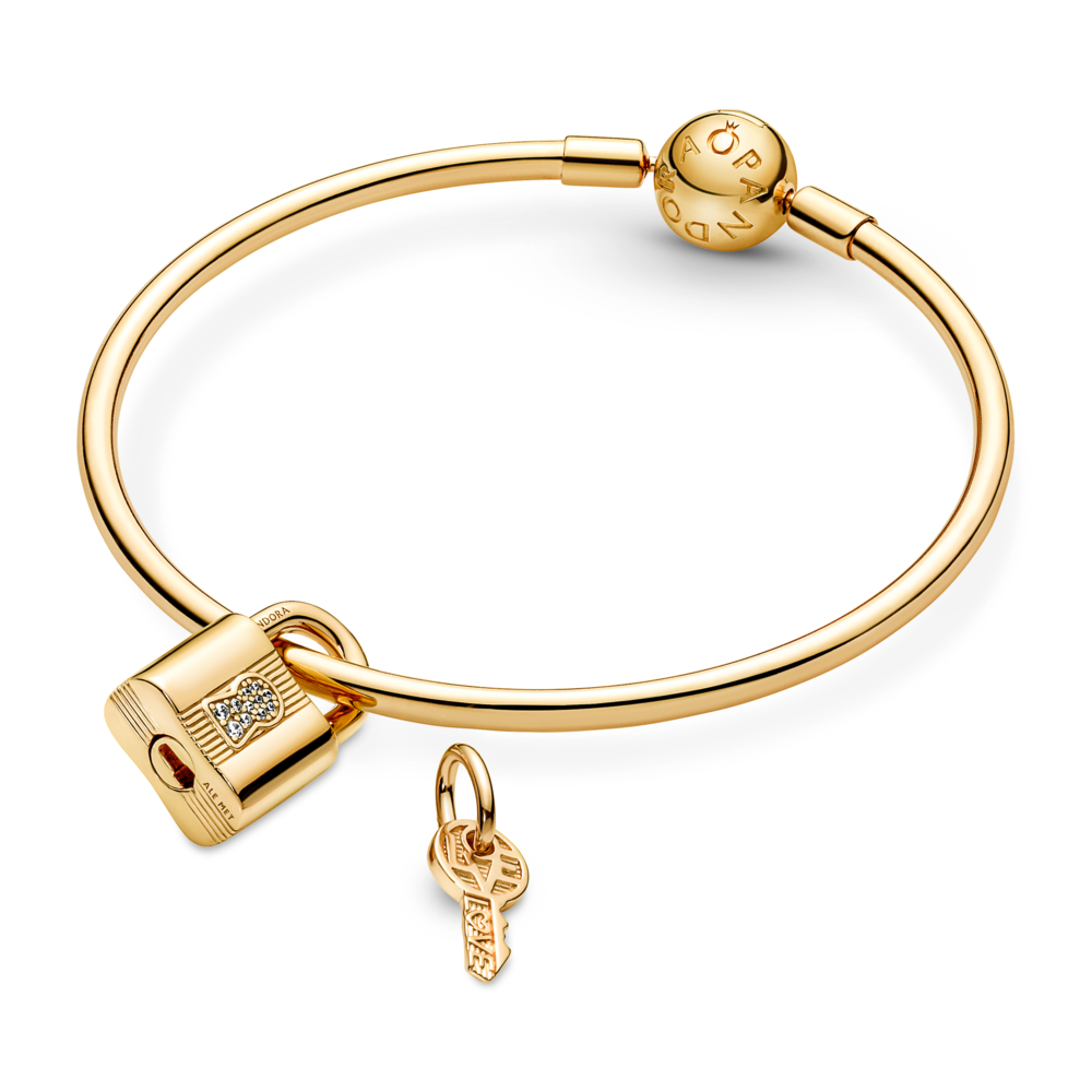 Padlock & Key Dangle Charm – Pandora Jordan